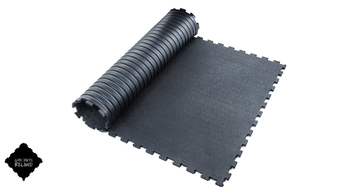 Interlocking Free Weight Mats 182cm x 122cm x 17mm | Gym Mats IRE